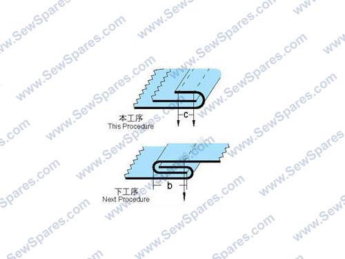 F233-DNC Side Seam Folder ( Chain Stitch Machine ) Two And Three Needl ...